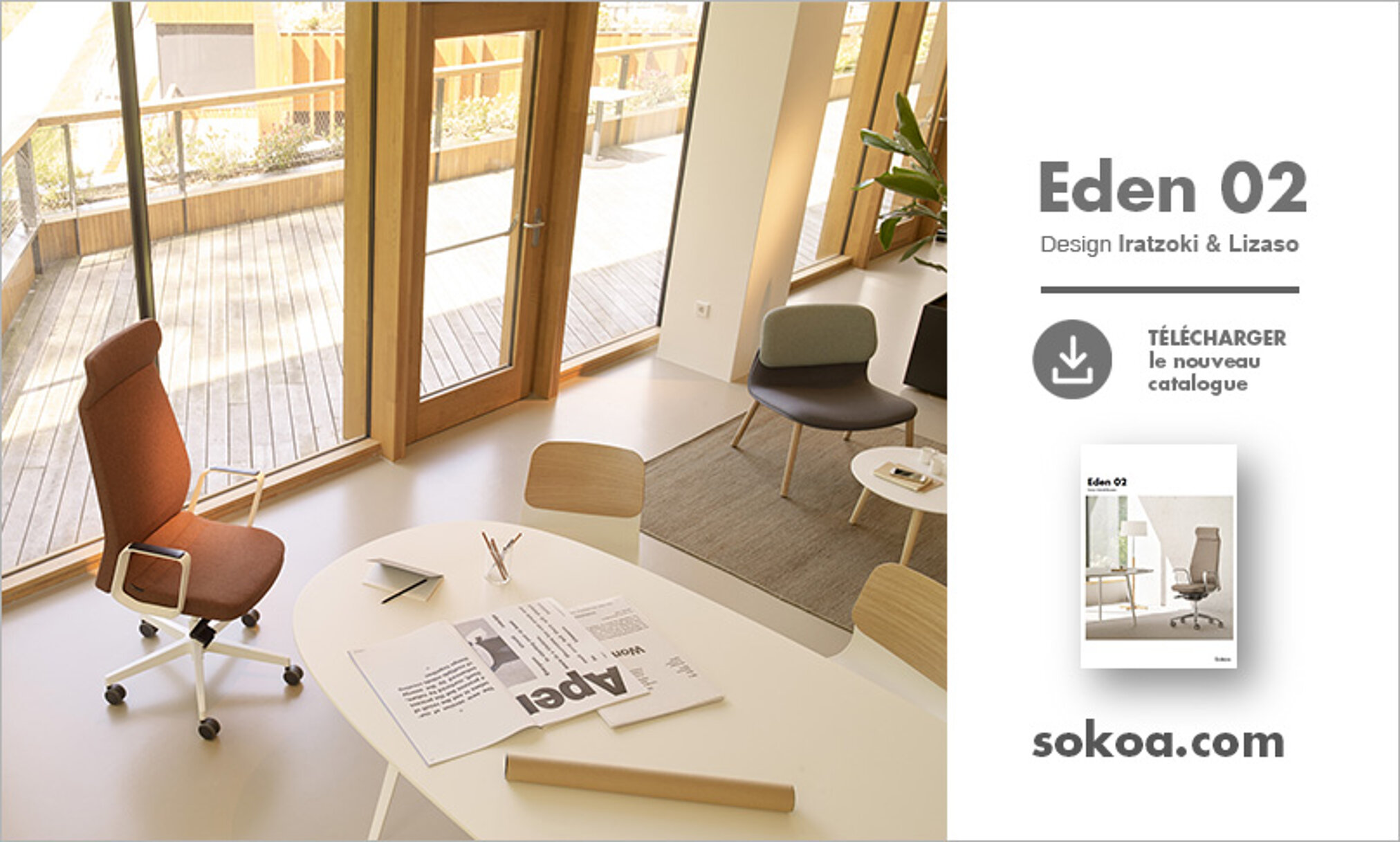 Nouveau Catalogue EDEN 02 - SOKOA : Fabricant français de sièges de ...